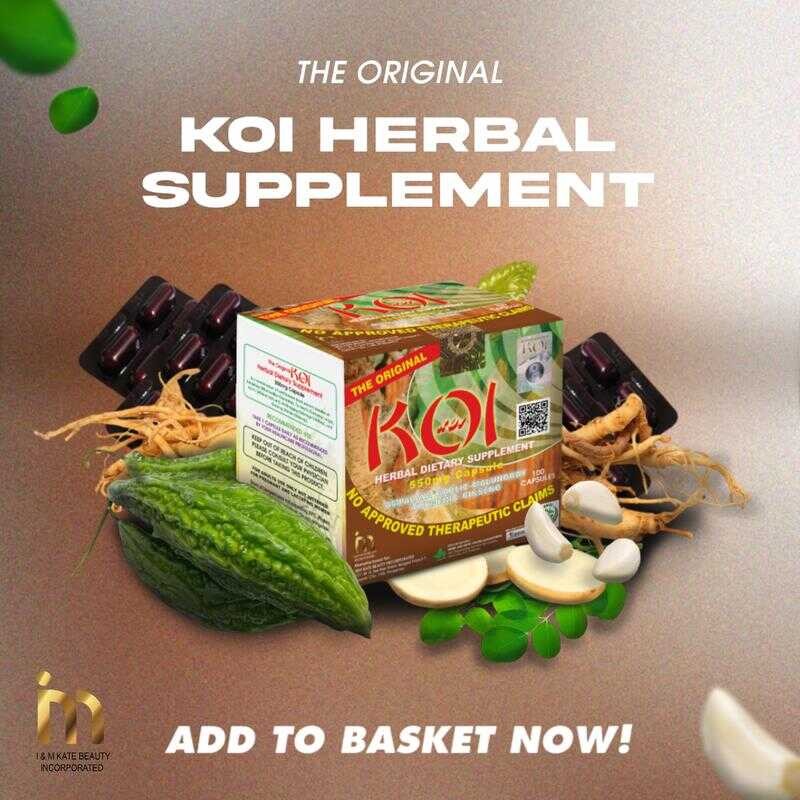 The Original Koi Herbal Capsules - Organic Vitamin Supplement For ...