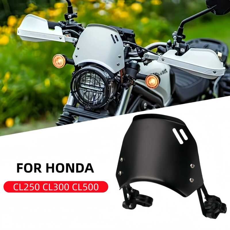2 For 3 Honda Cl250 Cl300 Cl500 Aluminium Front Windscreen Windshield ...