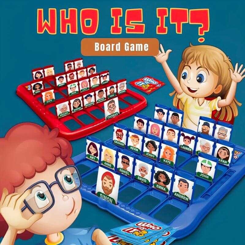 70A6 D007 Who Is It Board Family Bonding Game Welcome To The Store ...