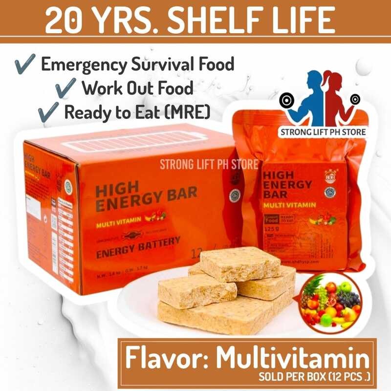 3 High Energy Bar MULTIVITAMIN FLAVOR SOLD PER BOX Emergency Food (Mre ...