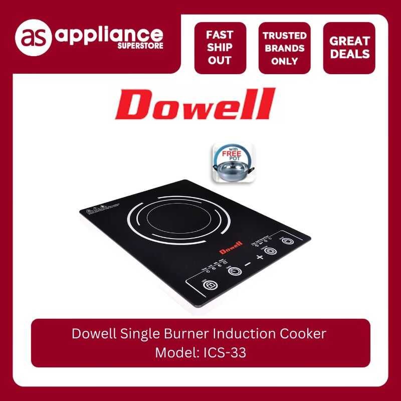 Dowell Single Burner Induction Cooker Ics-33 B1d | Shopee Philippines