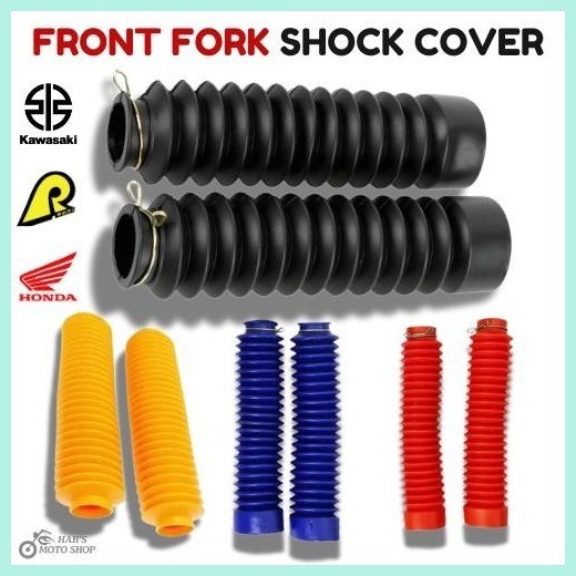 KAWASAKI CT 125 Front Fork Cover Gaiters Gator Boots Rubber Shock Cover ...