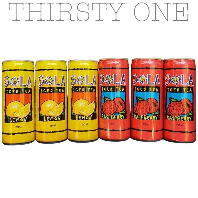 SOLA ICED TEA IN CAN 250Ml 3 92C42 | Shopee Philippines