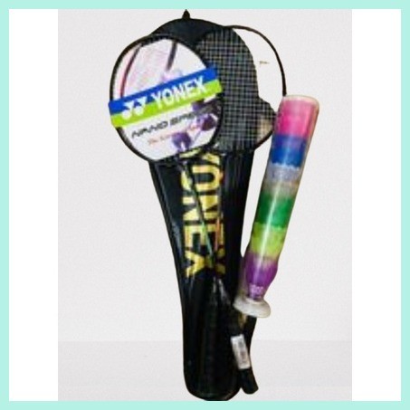 Yonex Badminton Racket 2pes (1 Pair) Racket Random Design with Free ...