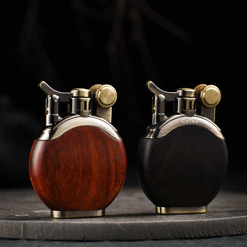 Redwood Rosewood Kerosene Lighter Cultural Play Wooden Carving Gift ...