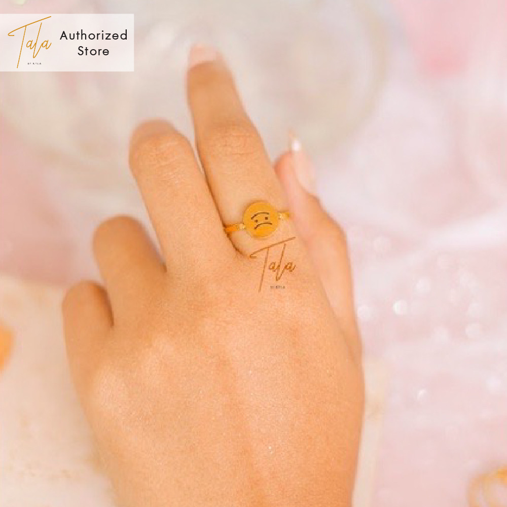TALA by Kyla Basic Ring - BAD GUY Stainless Steel Hypoallergenic with ...