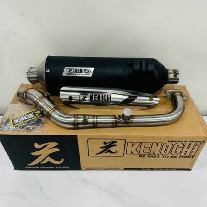 KENOCHI PIPE K2 V1 V2 BLACK STAINLESS CLICK MIO NMAX AEROX BEAT M3 GEAR ...
