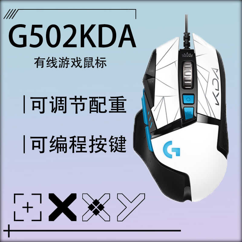 Logitech G502 HERO KDA Limited Edition RGB Wired Mouse Brand New Two ...