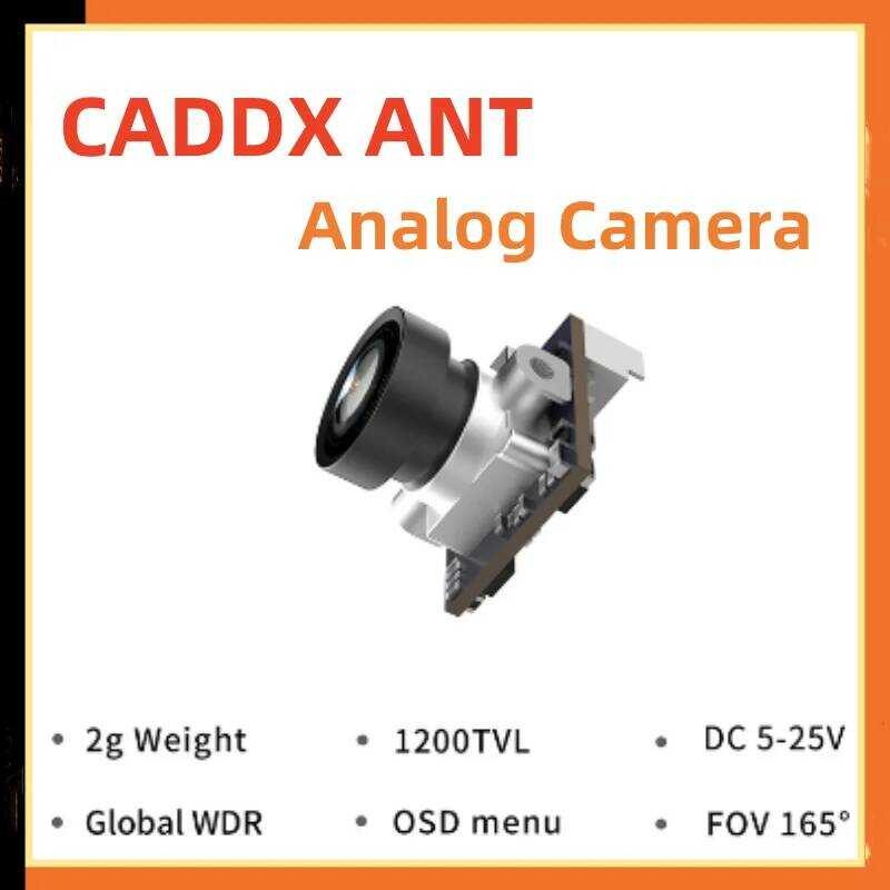 CADDX 1 3A ANT 1200Tvl 1.8Mm Analog Camera Global WDR OSD Ultra Light ...