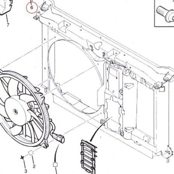 Compatible with Peugeot 408 Car Fan Motor Assembly Logo New 308 308S ...