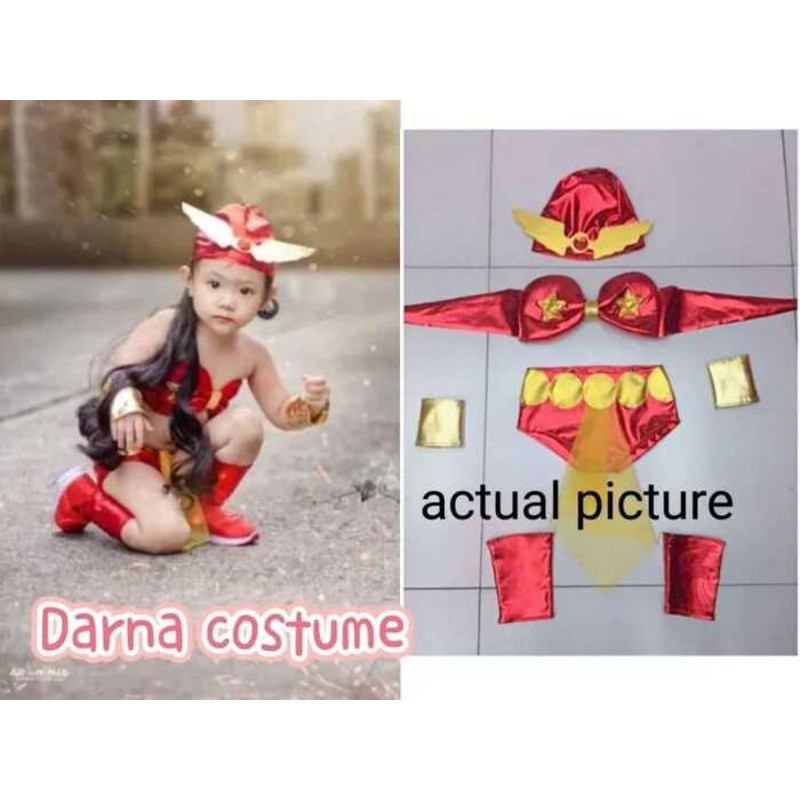 F.Kids Darna Glossy Costume Set For Kids ,1-9Yrs Old 0F6 | Shopee ...