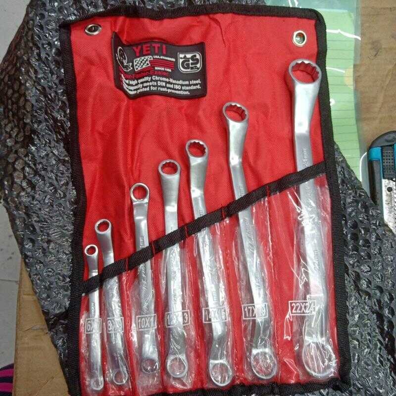 8Mm To 24Mm Box Wrench Set Bad | Shopee Philippines