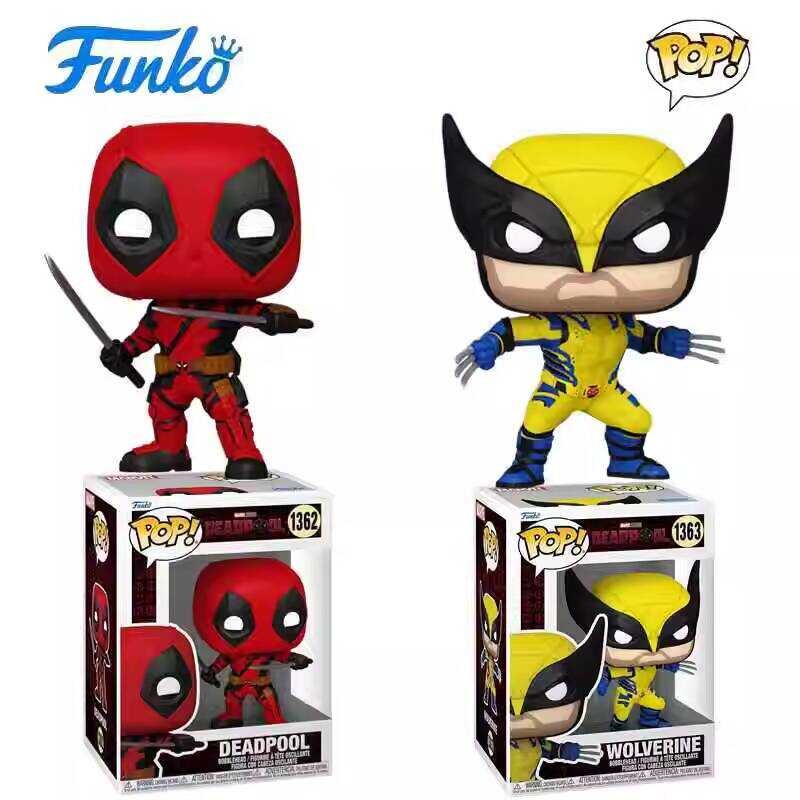 Funko POP 3 Deadpool & Wolverine Bobblehead Figure Toy Minifigure ...