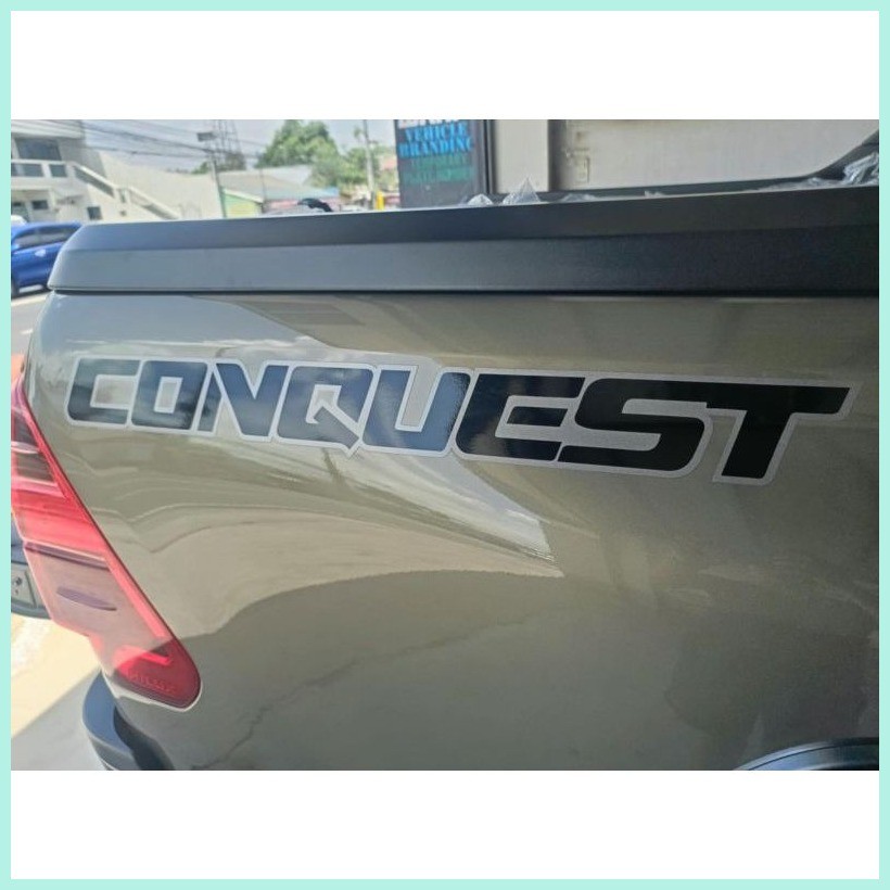 CONQUEST Sticker/Decal 2pcs/set Quality Waterproof Outdoor Cut-out ...