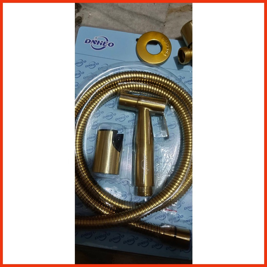 304 STAINLESS GOLD BIDET SET WITH TWO WAY ANGLE VALVE | Shopee Philippines
