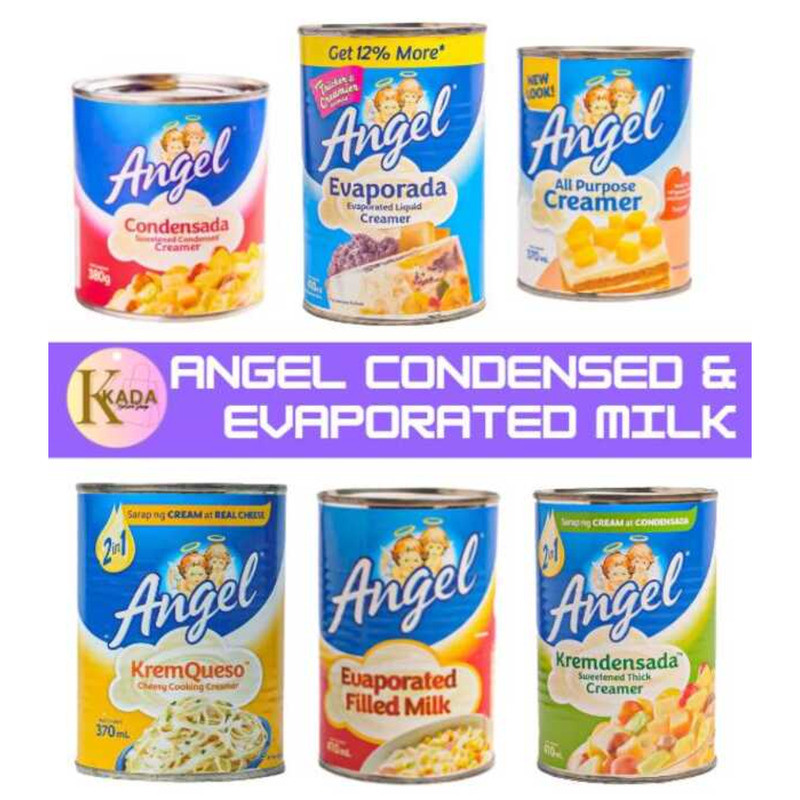 Angel Condensed & Evaporated Milk - Premium Dairy For Baking And Coffee ...