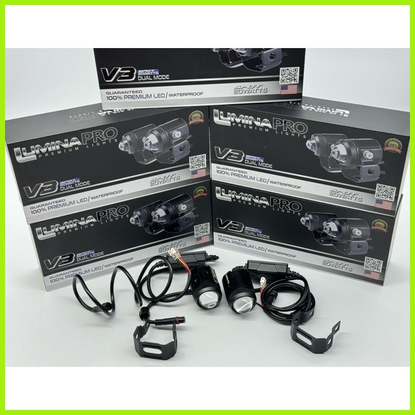 LUMINA PRO MINI DRIVING LIGHT v3 ( PREMIUM )( YELLOW / WHITE ) | Shopee ...