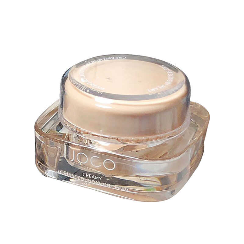 3 JOCO Small Square Bottle Mousse Foundation Cream, Smooth and Clear ...