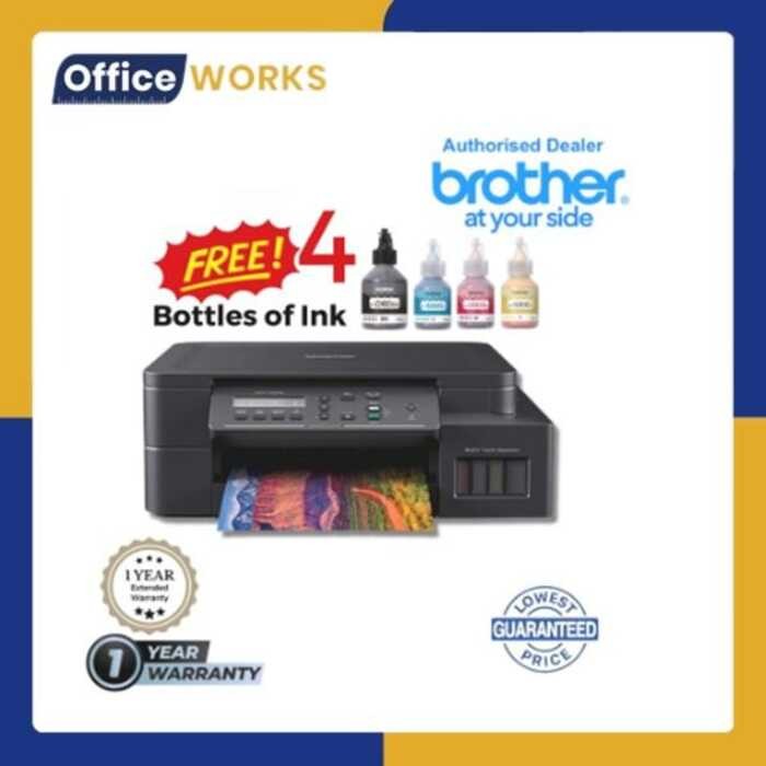 Brother Dcp-T520w A4 Tank 3-In-1 Multifunction Wireless Mobile With ...