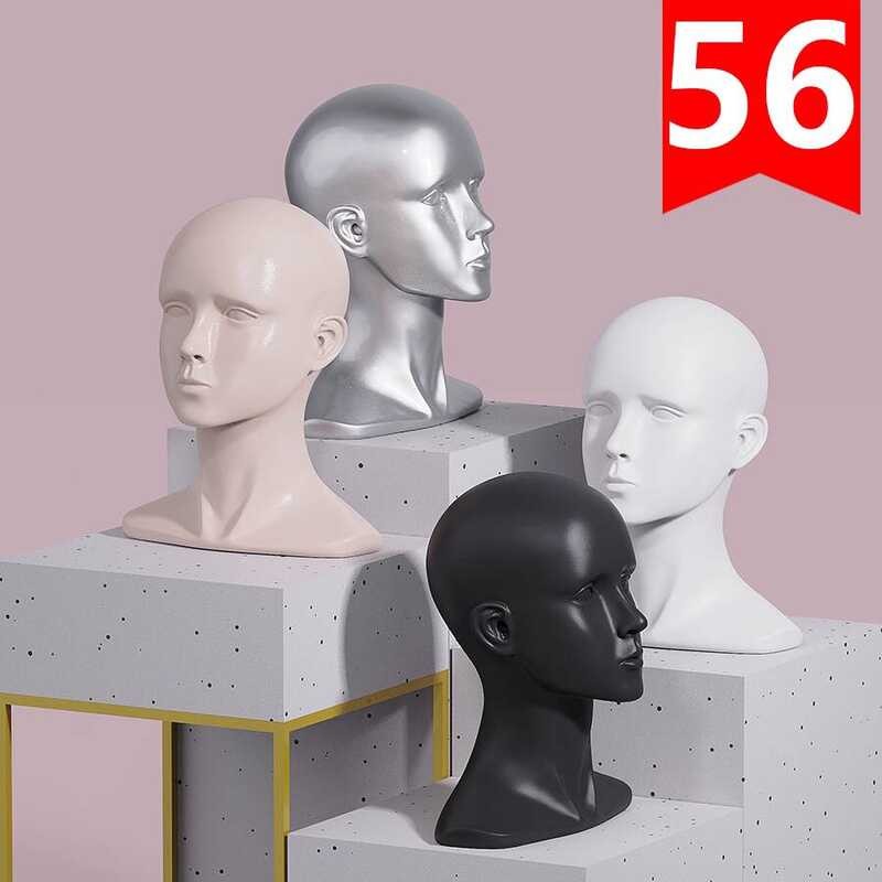 Head Circumference 56cm Head Circumference Glass Steel Head Mold Resin ...