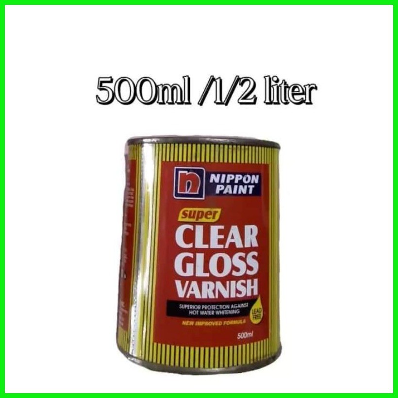 Nippon Paint Clear Gloss Varnish / Valspar Varnish 250ML/500ML/1 L ...