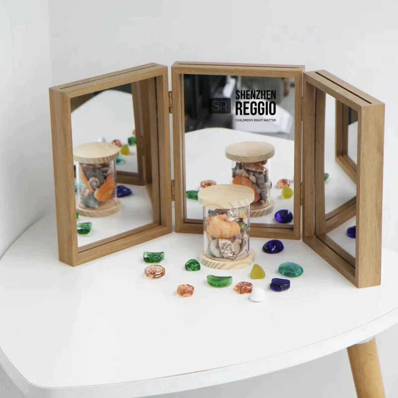 Reggio Light and Shadow Life Teaching Aids Area Mirror Triptych Multi ...