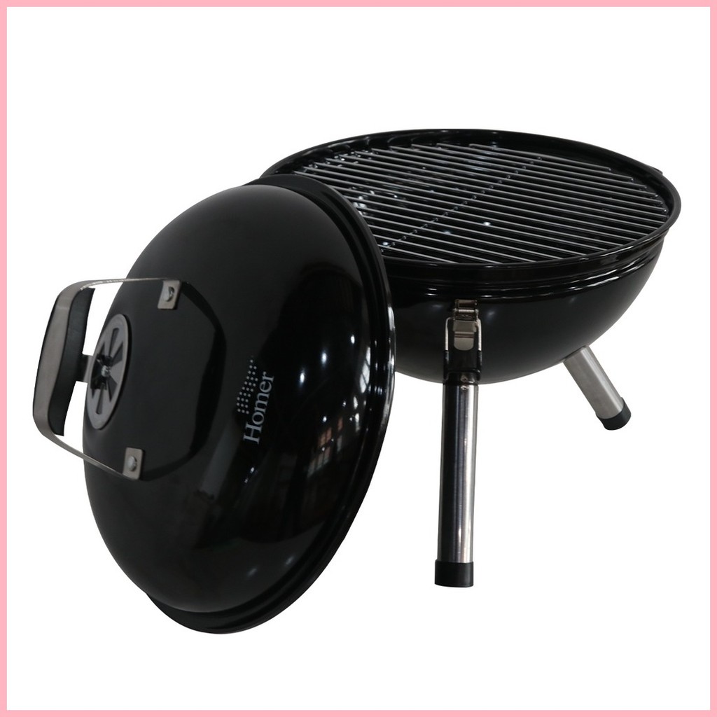 HOMER HOMKY22014HE Luxury Kettle Grill Ideal for Outdoor and Indoor ...