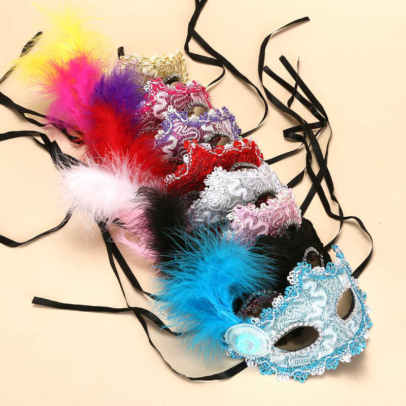 Halloween Princess Mask Masquerade Ball Large Lily Mask Ball Princess ...