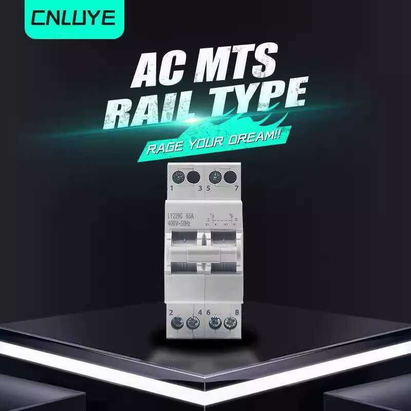 63A MTS Dual Power Manual Transfer Switch Interlocking Breaker Rail ...