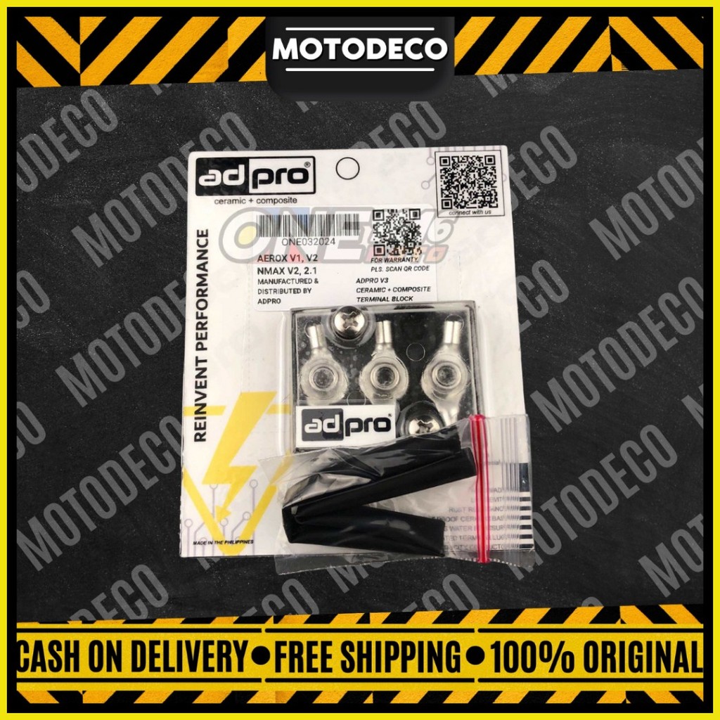 AdPro v3 Ceramic + Composite Terminal Block For Aerox v1 /v2 Nmax v2/v2 ...