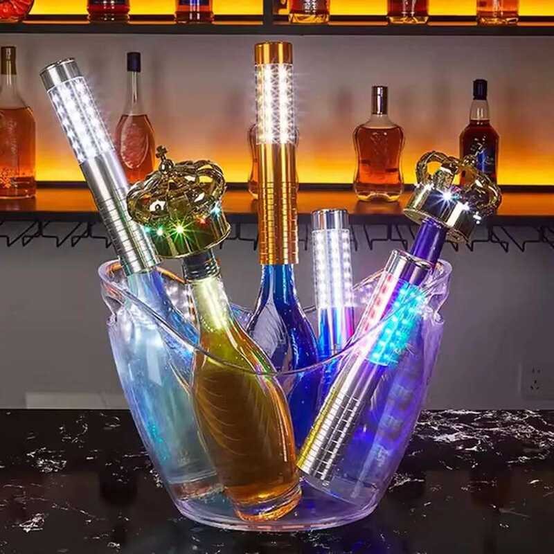 Strobe LED Baton Light Rechargeable Service Sparklers Reusable ...