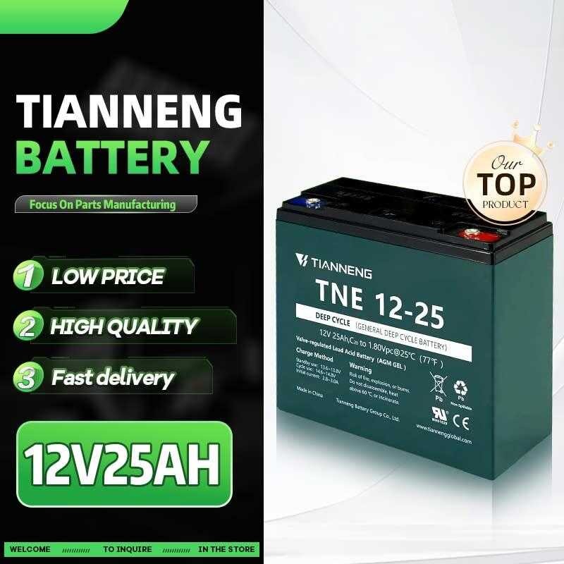 Tianneng 12V 25Ah Tne12-25 Deep Cycle Lead Acid Battery For Nwow ...