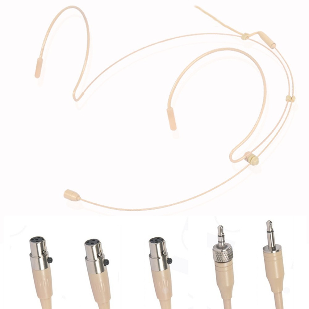 {ASIA} Double Earhook Headset Mic Headworn Microphone For For For For ...
