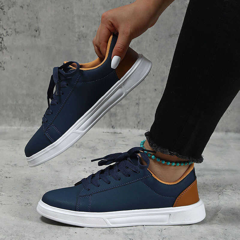 dy Thick-Soled Skate Shoes Couple Casual Flat Sneakers Soft-Soled ...
