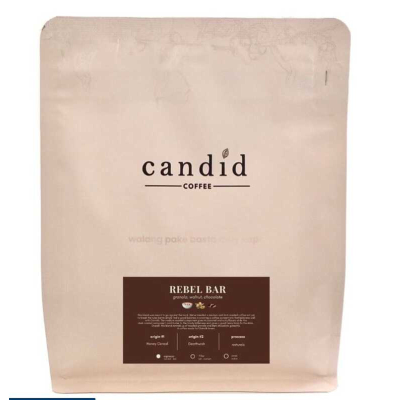 Candid Coffee Blend: Rebel Bar 250G 670 | Shopee Philippines