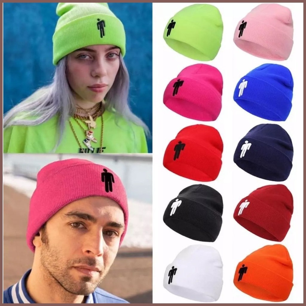 ↂ ∳ ۩ Unisex Beanie Hat Embroidery Bonnet Hip-Hop Casual Embroidery ...