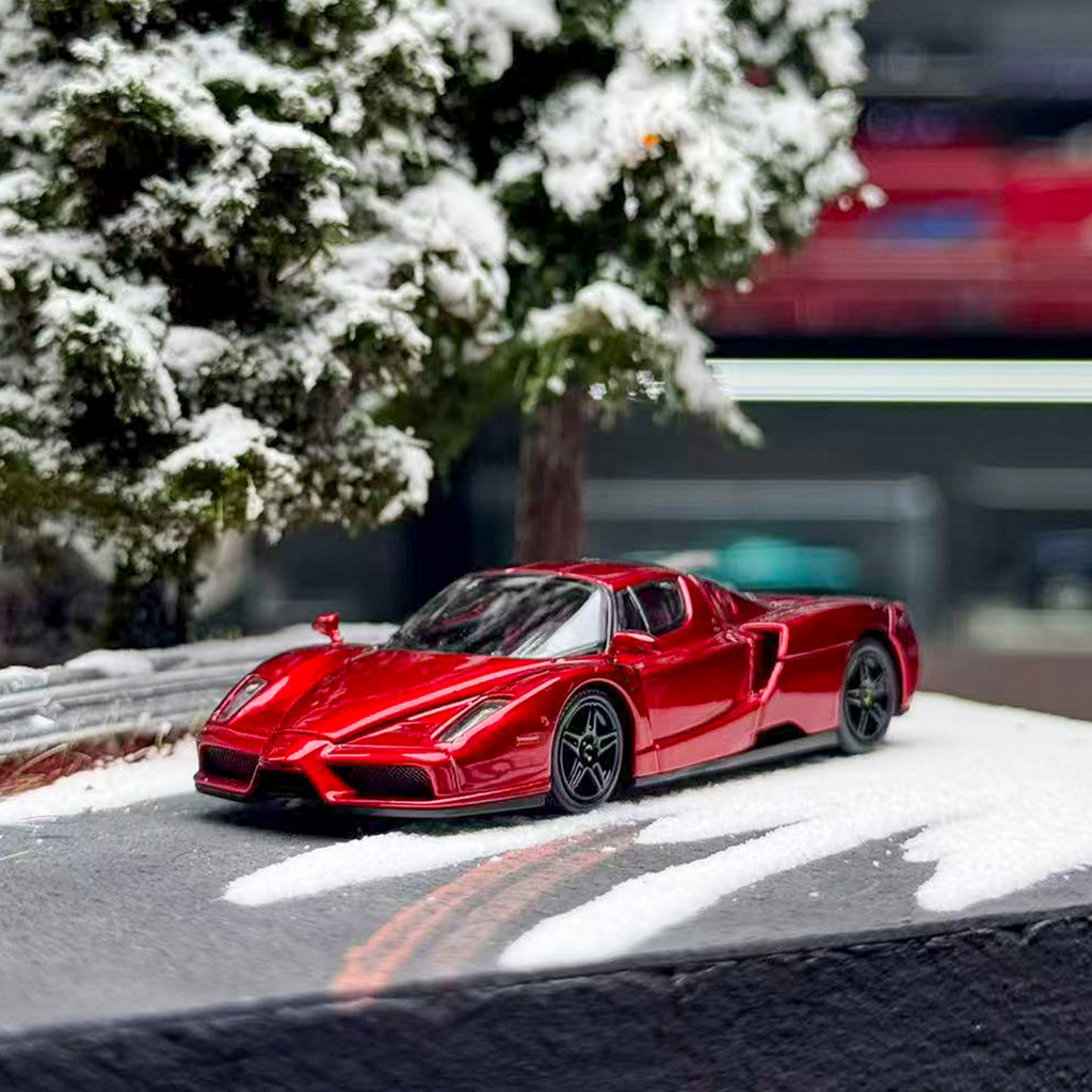 King Model 1/64 Ferrari ENZO Metal Red Diecast car Car Model Simulation ...