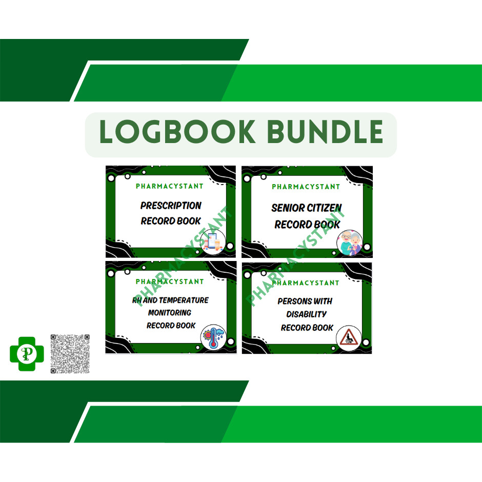 FDA RECORD LOGBOOK BUNDLE | Shopee Philippines