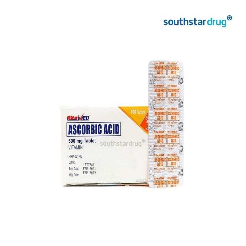 Ritemed Ascorbic Acid 500Mg Tablet - 20S 423 | Shopee Philippines