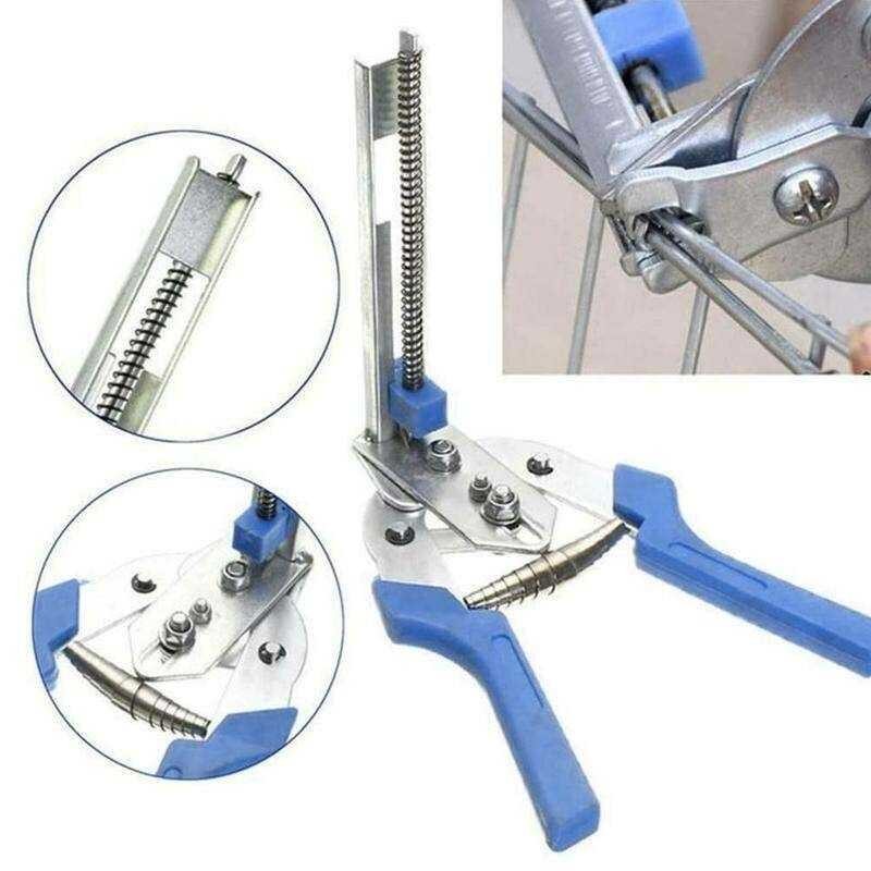 Hog Ring Pliers+600Pcs M Nails Plier Cage Clamp Tool Chicken Mesh Wire ...