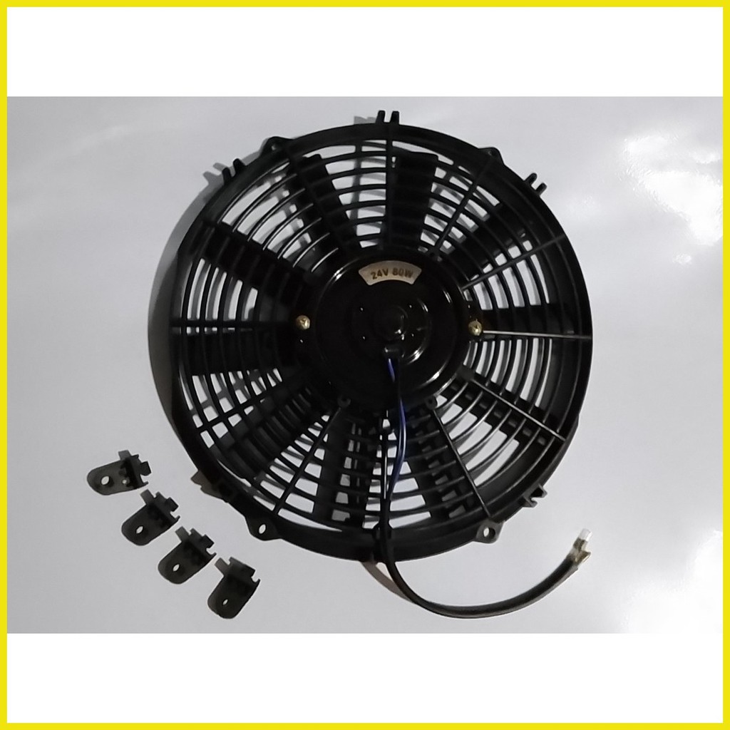 Big Universal Condenser/Radiator Aux Fan | 10 Blades | 12V or 24V ...