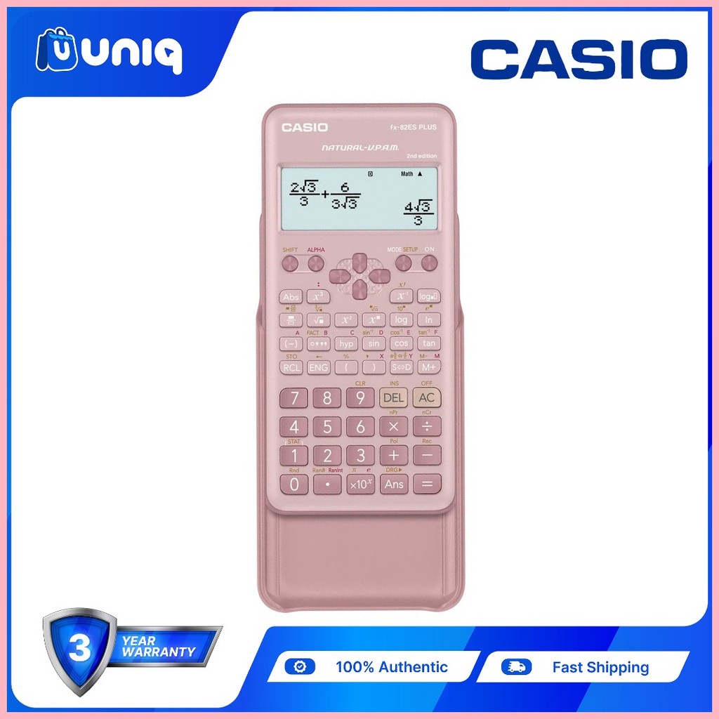 Casio FX-82ES PLUS 2nd Edition Standard Scientific Calculator ~Choose ...