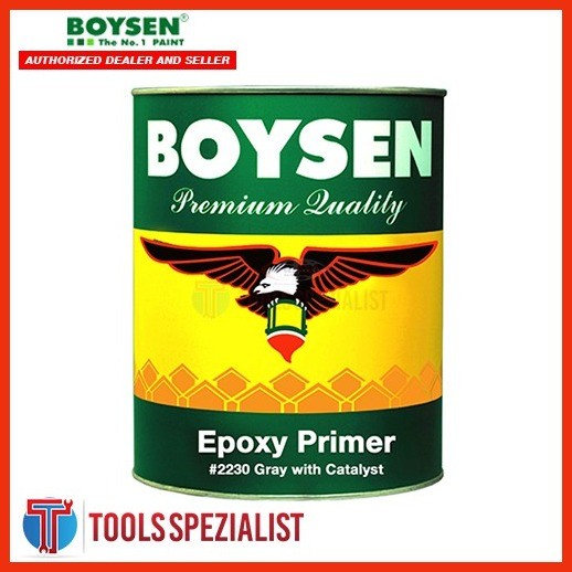 Boysen Epoxy Primer #2230 Gray with Catalyst 4LTR/GAL | Shopee Philippines