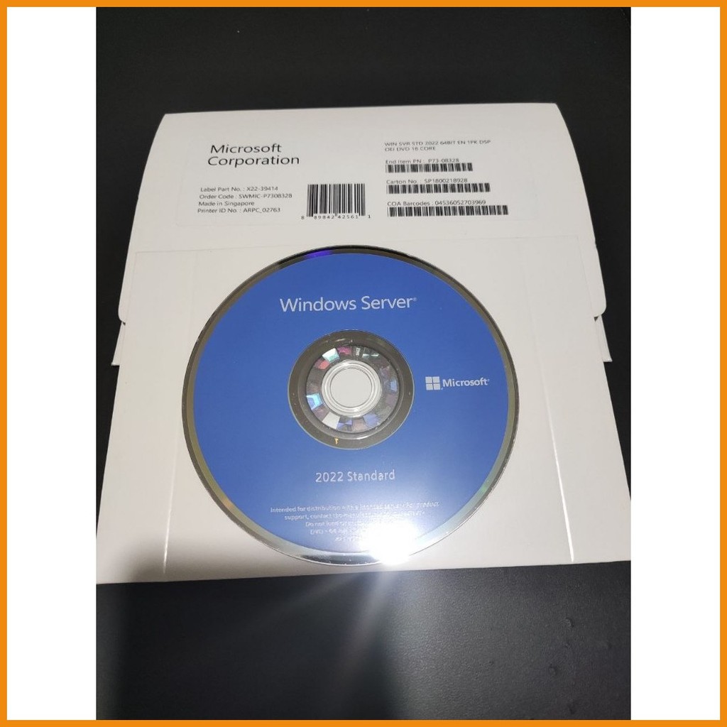 Windows Server 2019/2022/2025 Standard and Datacenter Edition I DVD ...