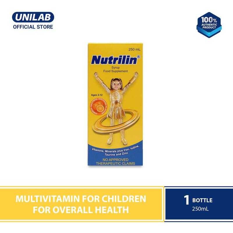 Nutrilin Syrup 250Ml Multivitamin Children For Overall Health | Shopee ...