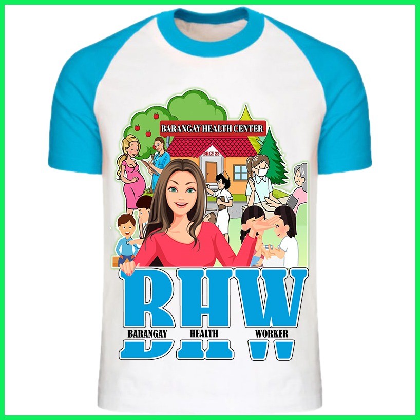 Barangay Health Worker BHW Tshirt - Sublimated Print | Shopee Philippines