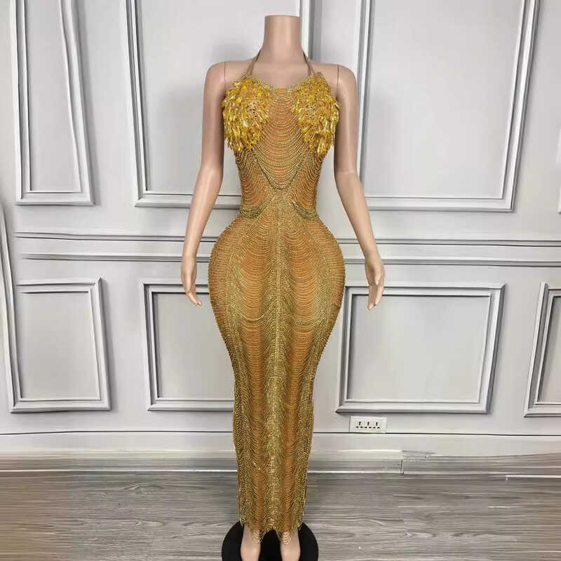 Performance GC Dress Evening Gown Backless Birthday Party Banquet Dress ...