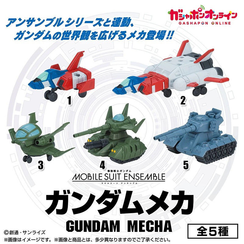 Bandai Gass Reloading Fleet MSN Vehicle Core Fighter 61 Tanks Dopp ...