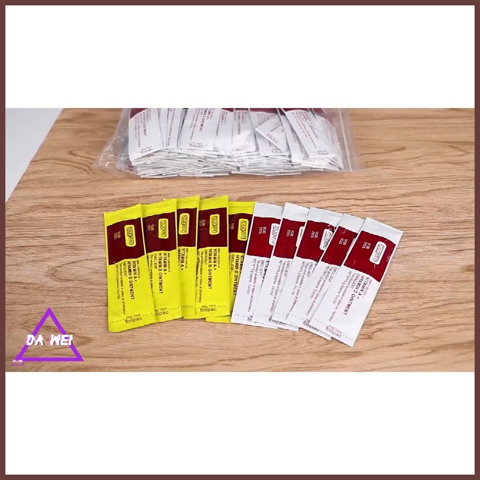 50/100pcs Tattoo Fougera Vitamin Ointment A&D Anti Scar Repair Gel ...