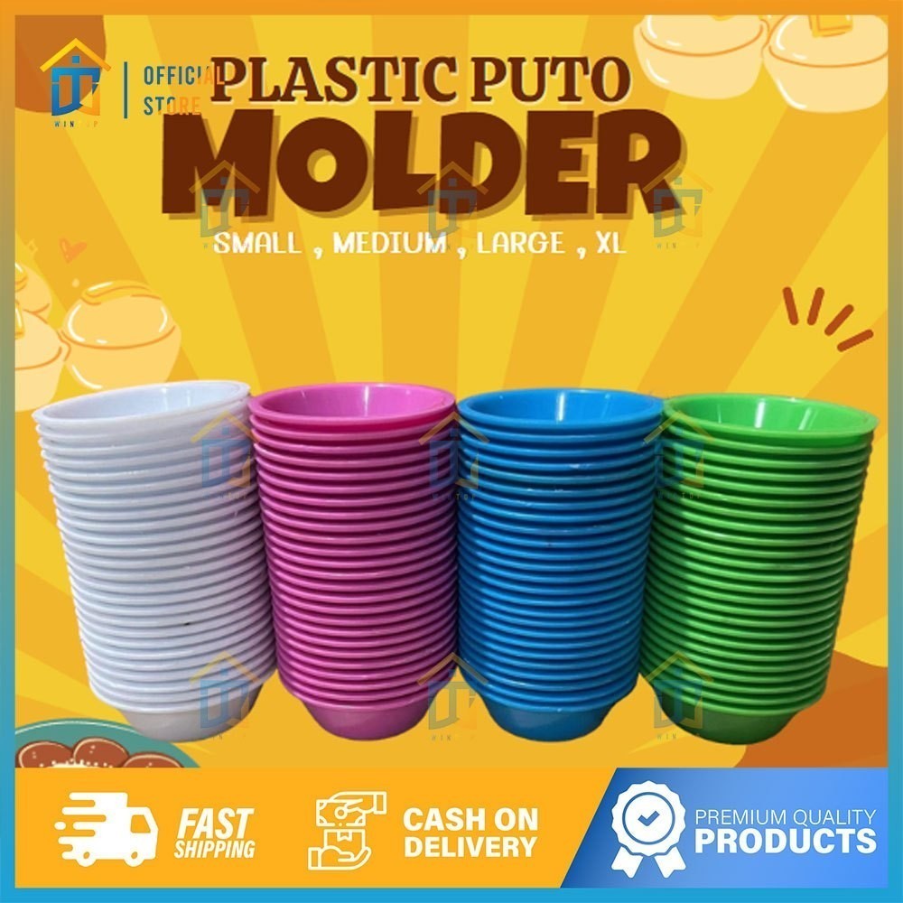 Wintop 12pcs Kutsinta Puto Molder Set – Small Medium Large XL Size ...